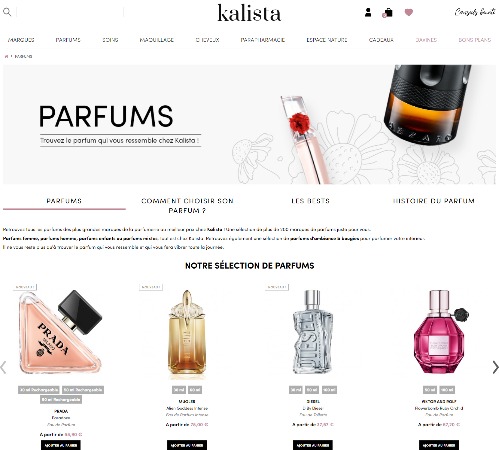 Kalista parfum avis - Enquête Osmoz sur ce site de parfumerie