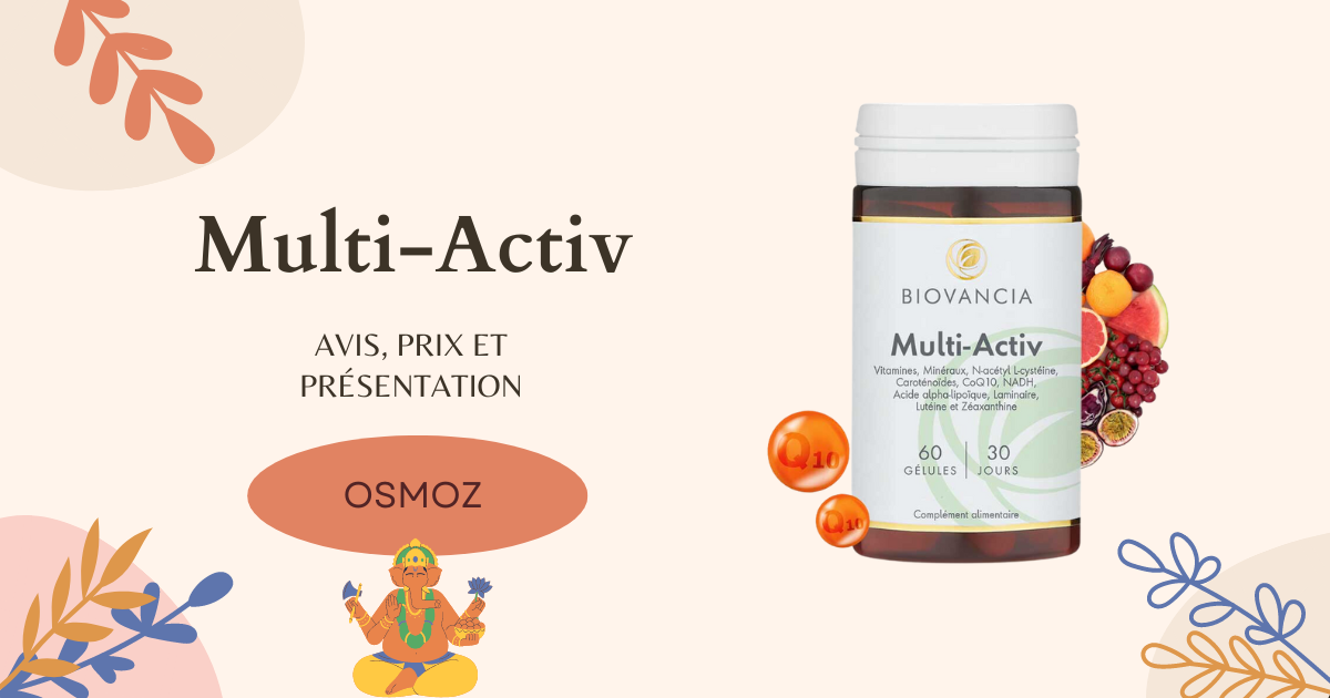 Notre avis sur le complément naturel Multi-Activ de Biovancia