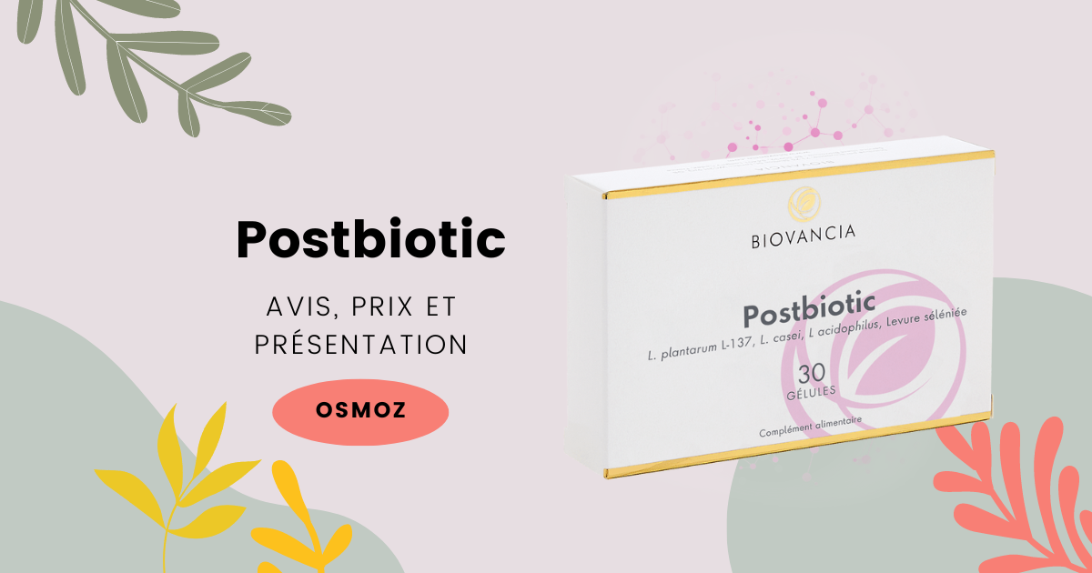 Notre avis sur le complément alimentaire Postbiotic de l’institut Biovancia
