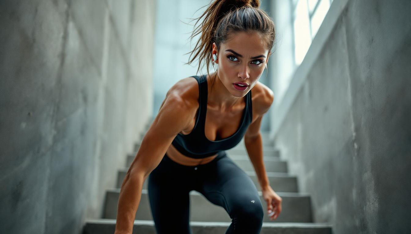 I combines stair climbing with audiobooks for 10 minutes daily (my ...